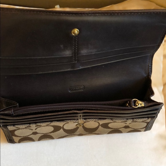 Coach | Bags | Coach Soft Wallet In Colorblock Signature Canvas | Poshmark